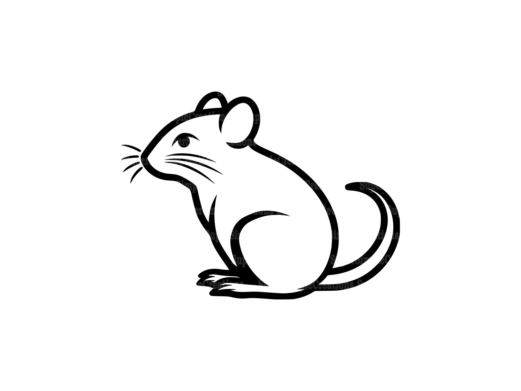Mouse Vector Design Svg Clipart Art Digital Download T-shirt Design ...