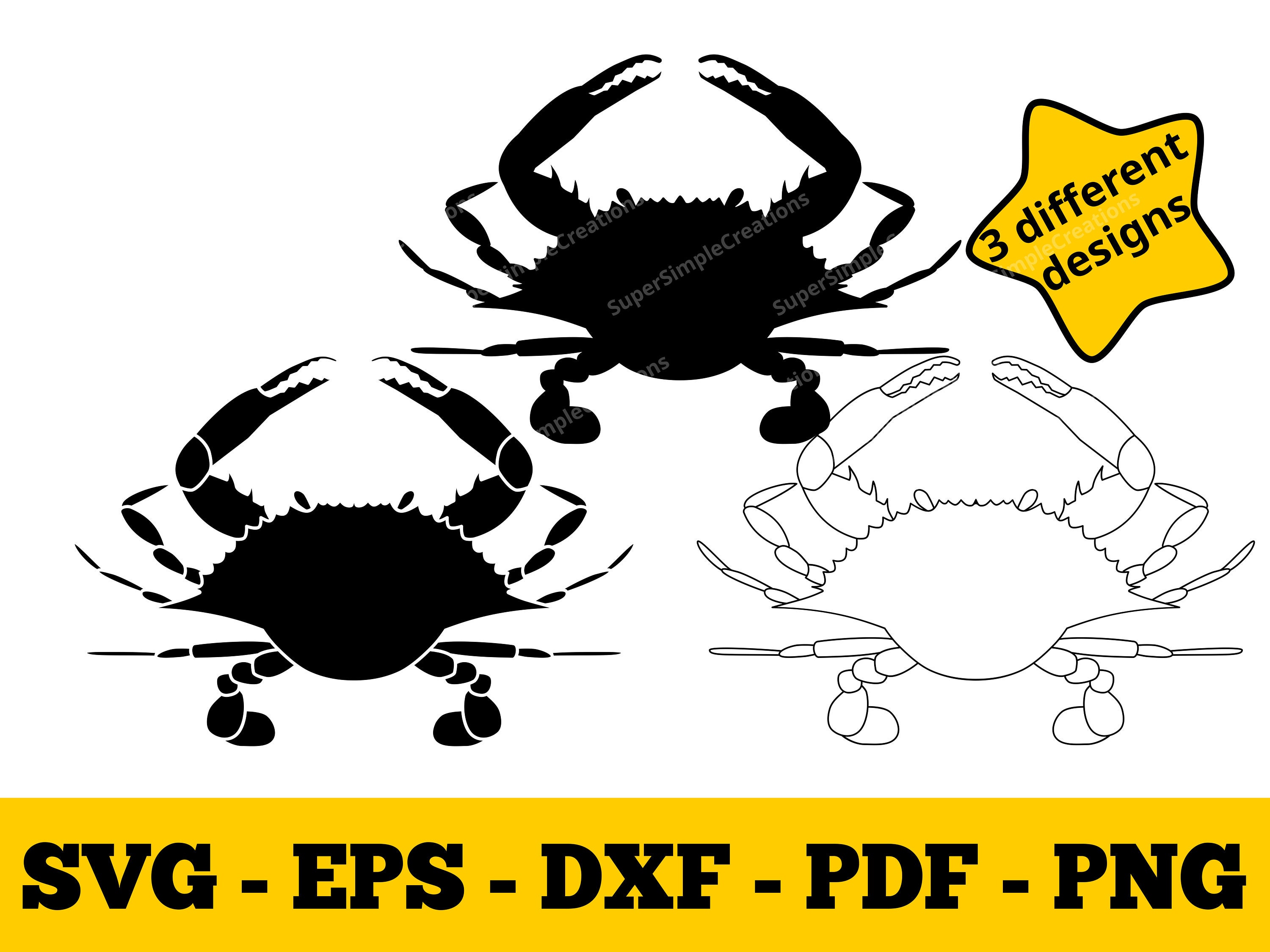 Blue Crab | Clipart | Animal | Chesapeake | Atlantic Crab | Digital ...