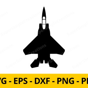 F-15 Eagle| Clipart | Warbird Svg| Fighter Plane Svg | Plane | Digital ...
