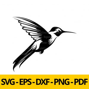 Hummingbirds Svg - Hummer Bird Comercial Use Clipart Animal Art Digital ...