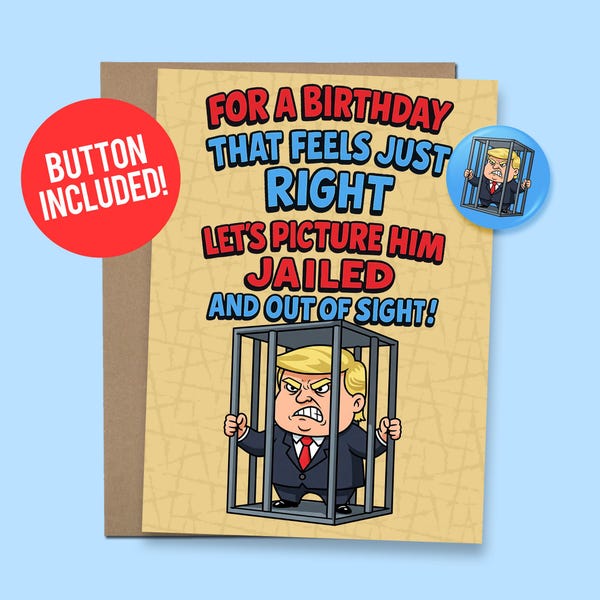 Anti Trump Birthday Cards - Etsy
