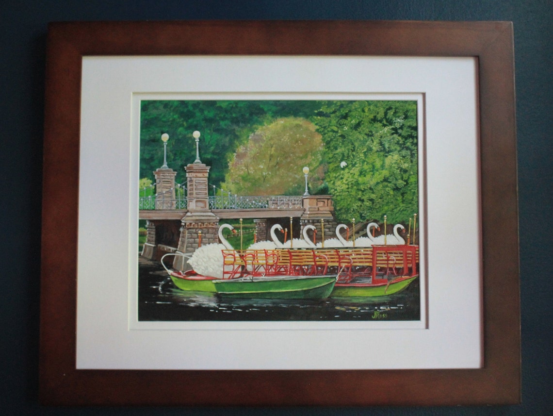 Boston Swan Boats Etsy