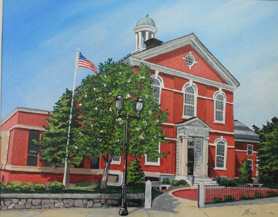 Memorial Hall Library | Etsy