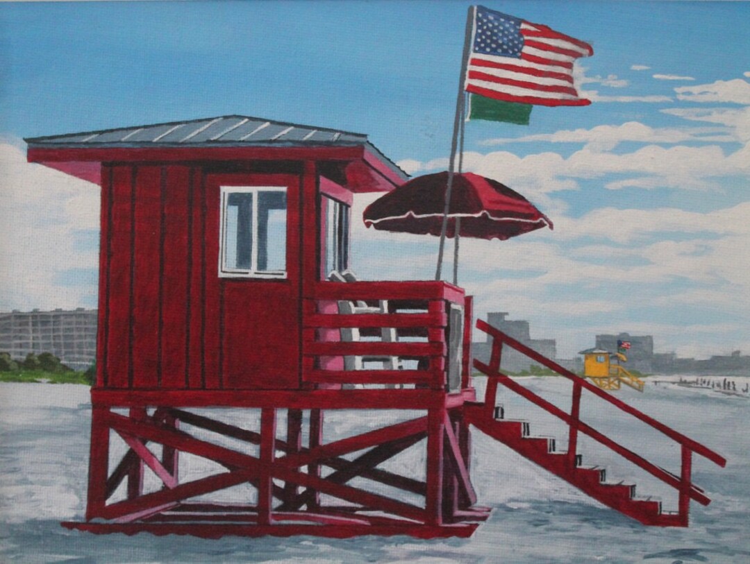 Siesta Key Lifeguard Chair - Etsy