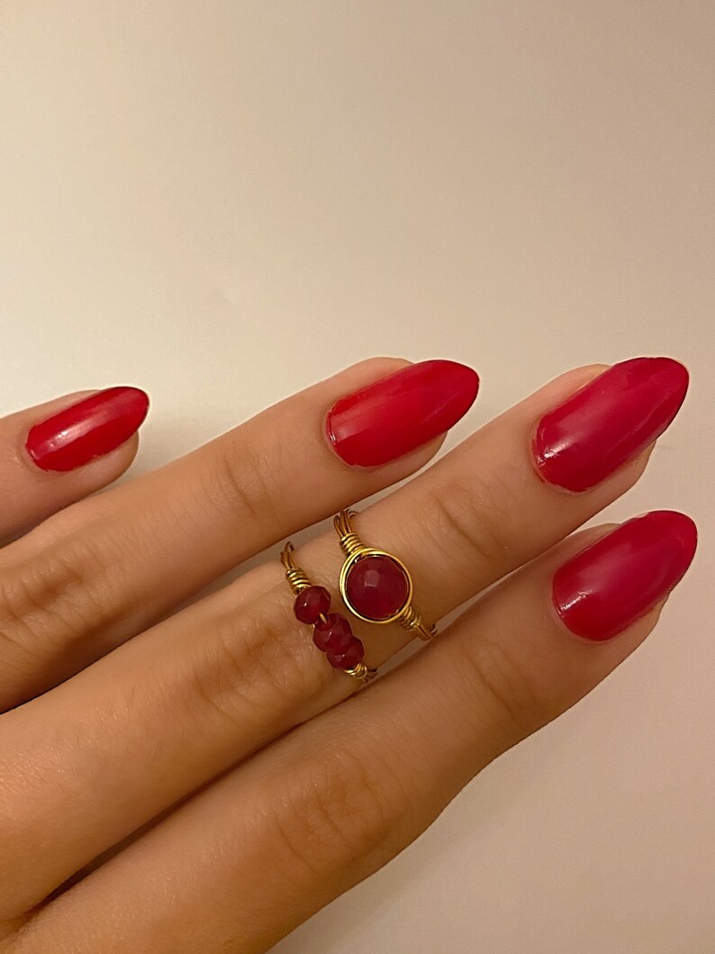 Real Ruby Gemstone Bracelet, Precious Gemstone Jewellery, Powerful ...