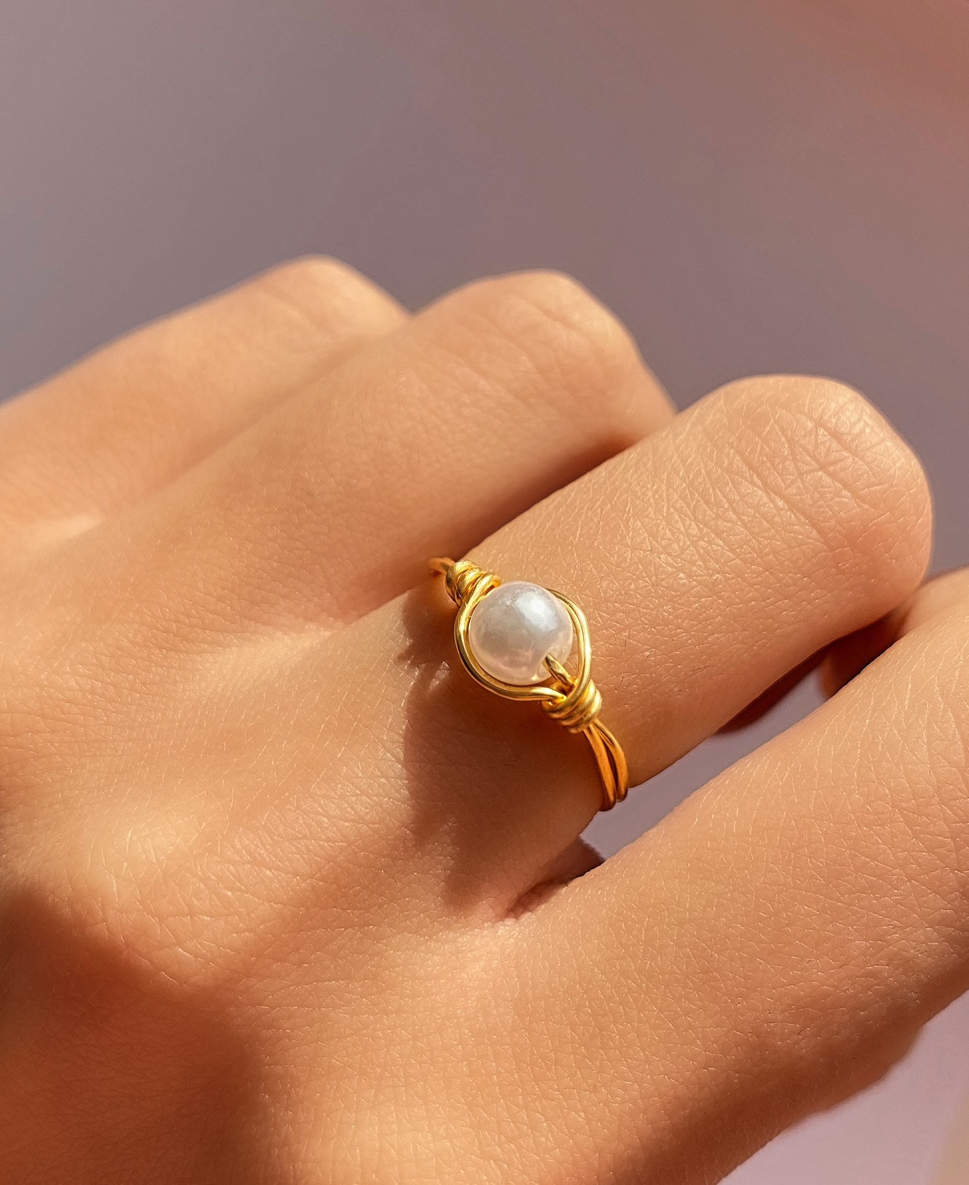 Stainless Steel Gold Fidget Ring Anxiety Ring Rotating Ring | Etsy