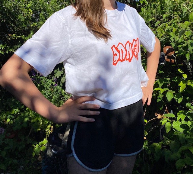 Screen-printed 'DANG!' T-shirt - Etsy