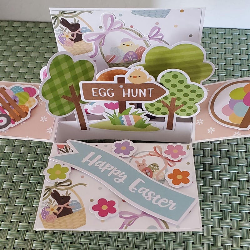 Easter Pop up Card - Etsy
