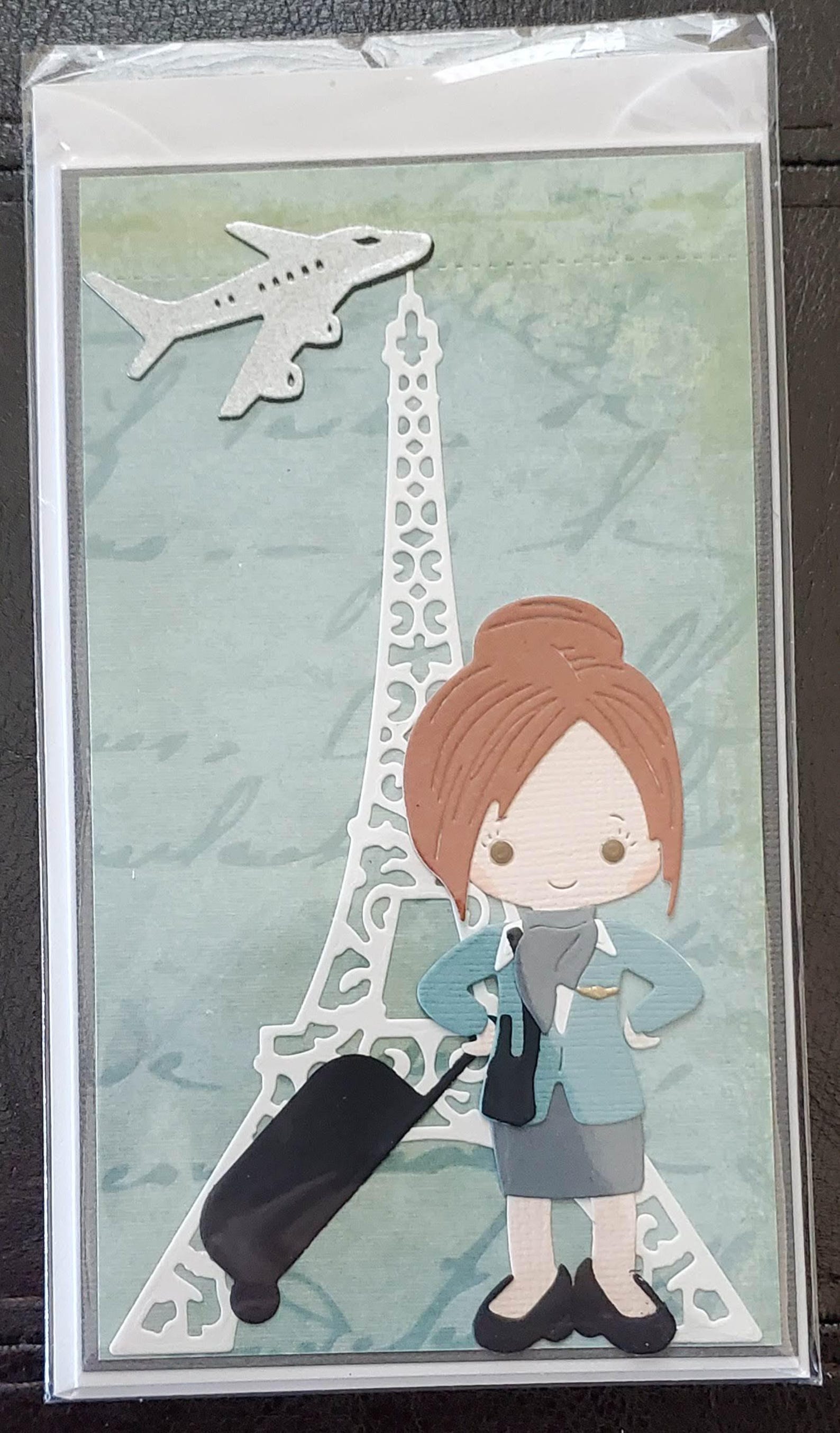 Handmade - International - Flight Attendant - Specialty Cards - Blank ...