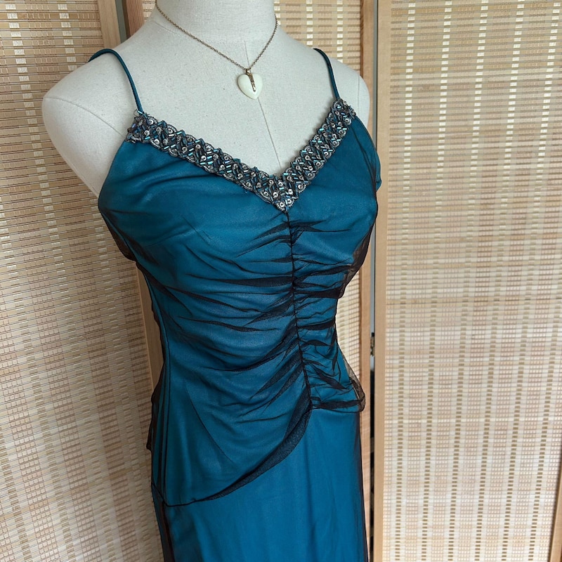 Green Formal Dress Y2k - Etsy