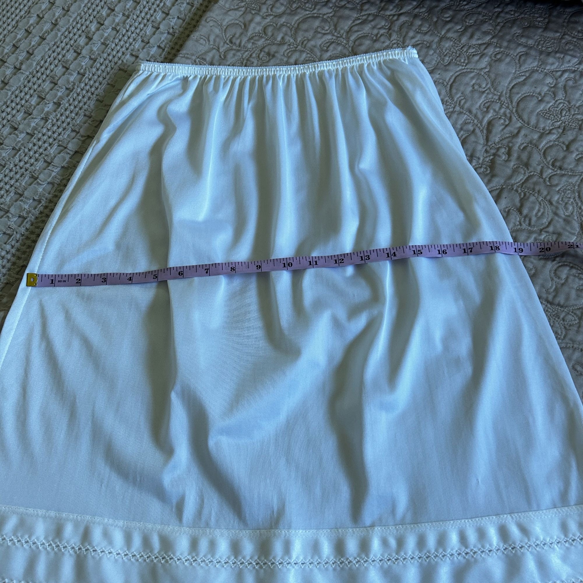 Vintage Fortune Half Slip Ivory White Slip Skirt - Etsy