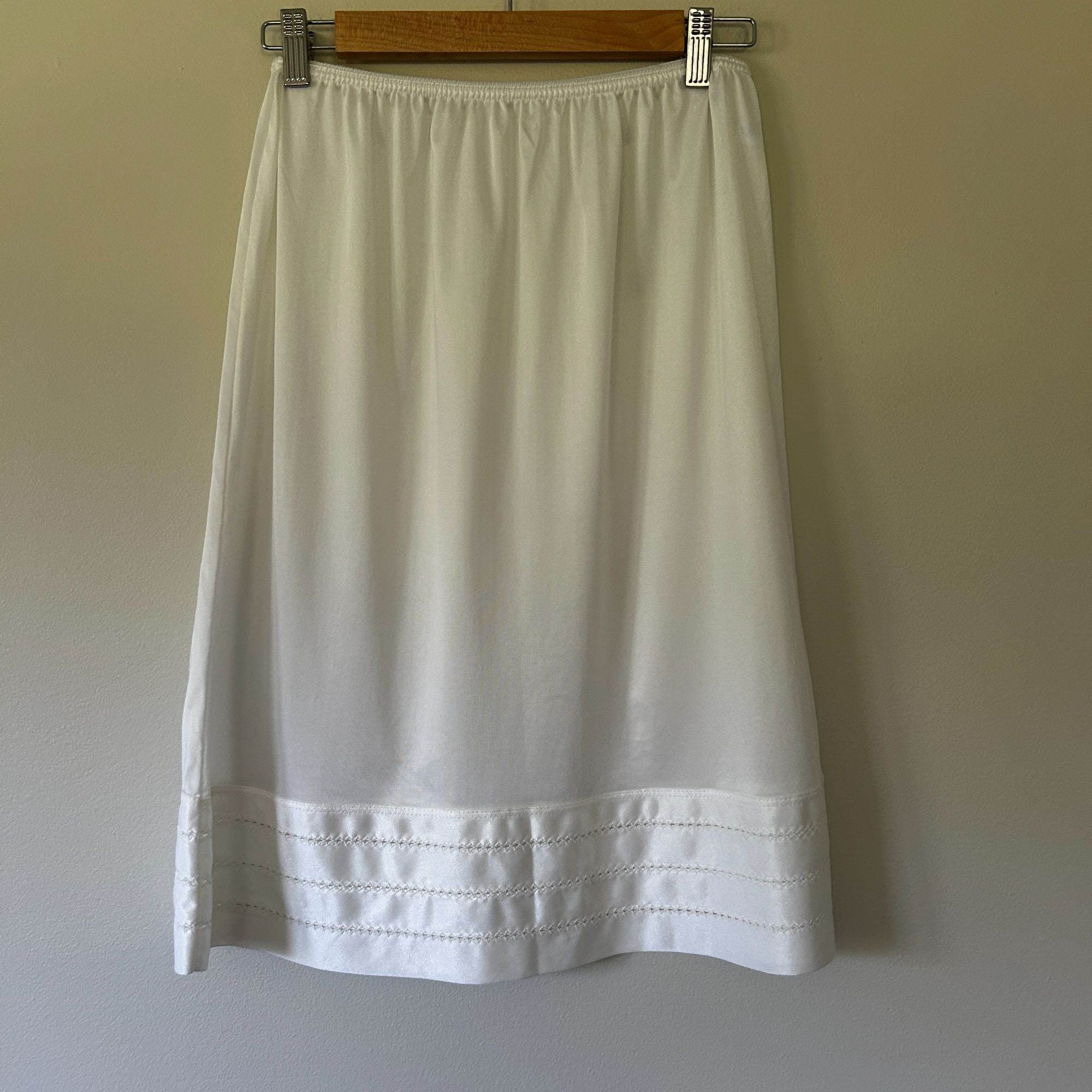 Vintage Fortune Half Slip Ivory White Slip Skirt - Etsy