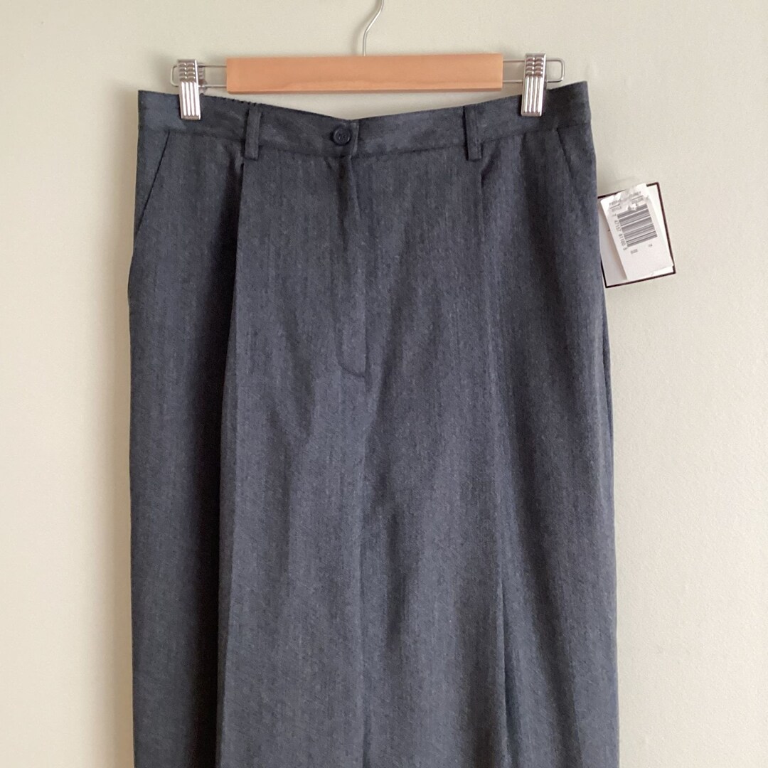 Vintage Gray Wool Pants Grey Trousers - Etsy
