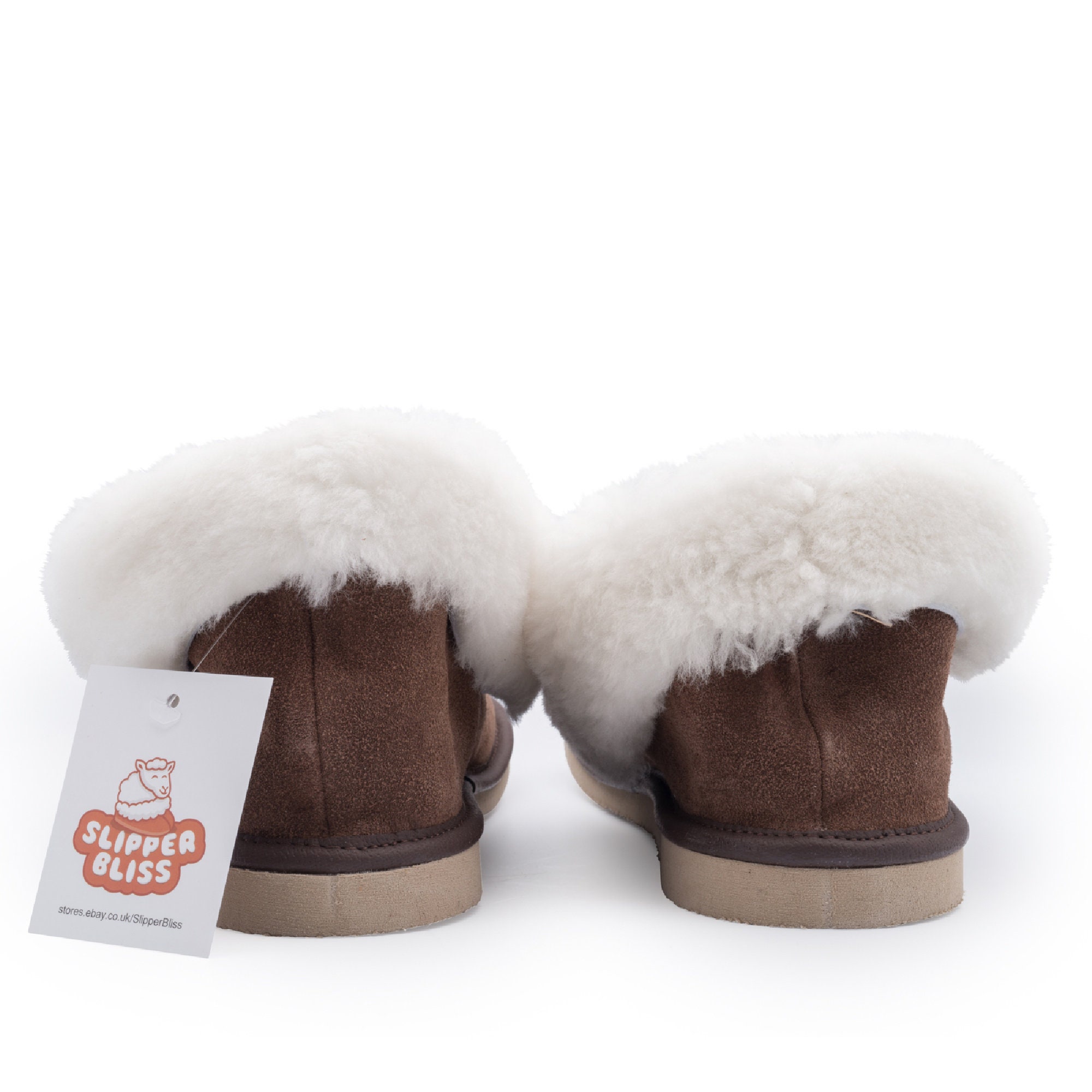 Sheepskin Slippers for Women 100% Genuine Sheepskin Hand Crafted + FREE ...