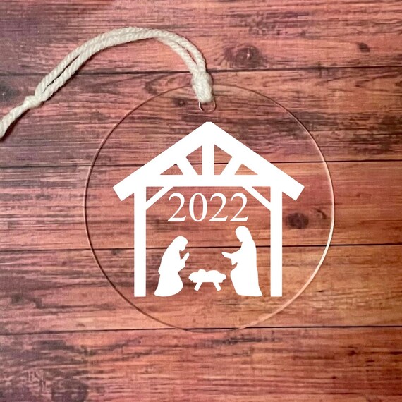 Nativity Ornament Religious Christmas Gift Christian - Etsy