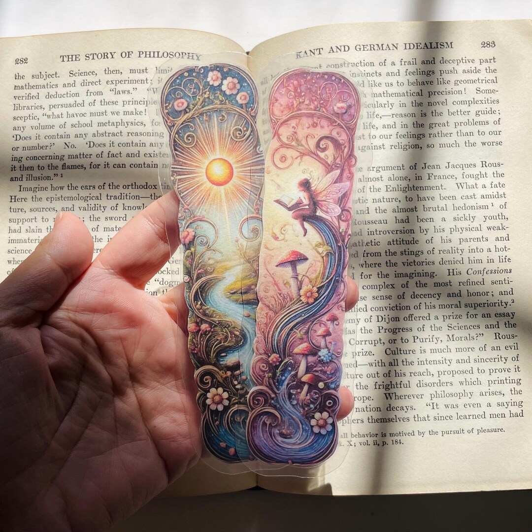 Fairy Tale Set of 2 Bookmarks Sun & Fairy Dreamscapes, Laminated ...