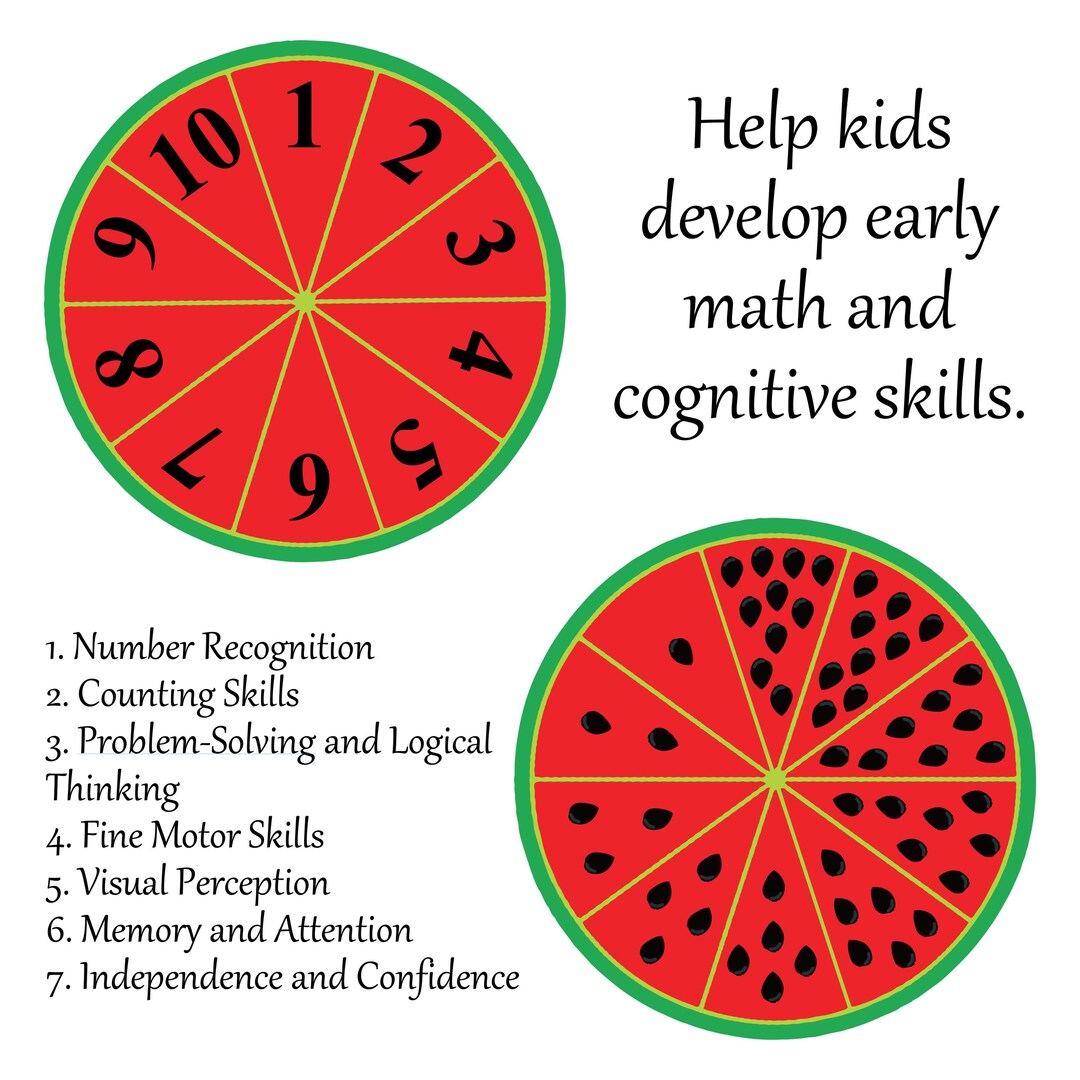 Watermelon Math Game | Counting & Number Recognition Activity ...