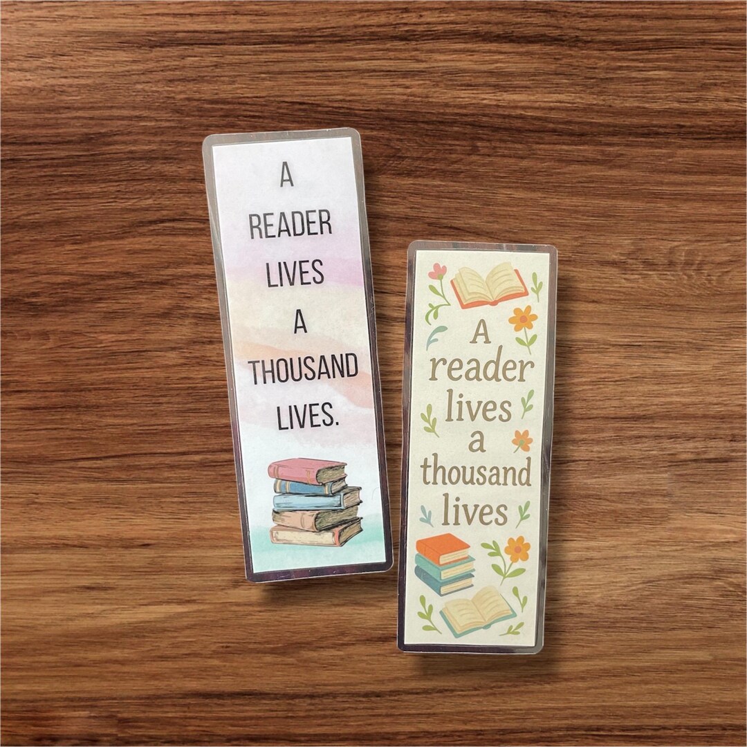 Laminated Reading Quote Bookmark, Book Lover Gift - Etsy