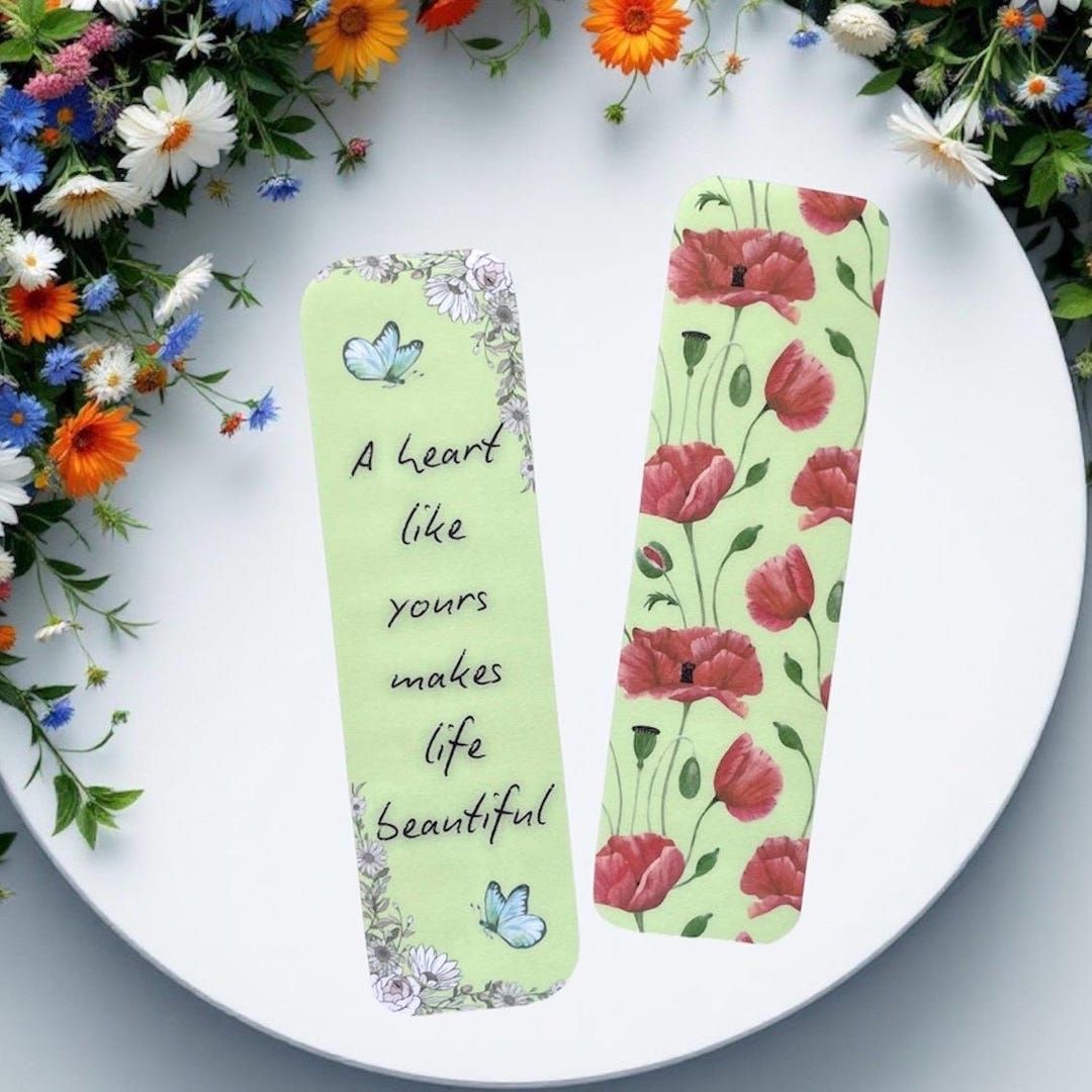 Floral Bookmarks With Quotes for Mom – Instant Download Gift for Mother ...