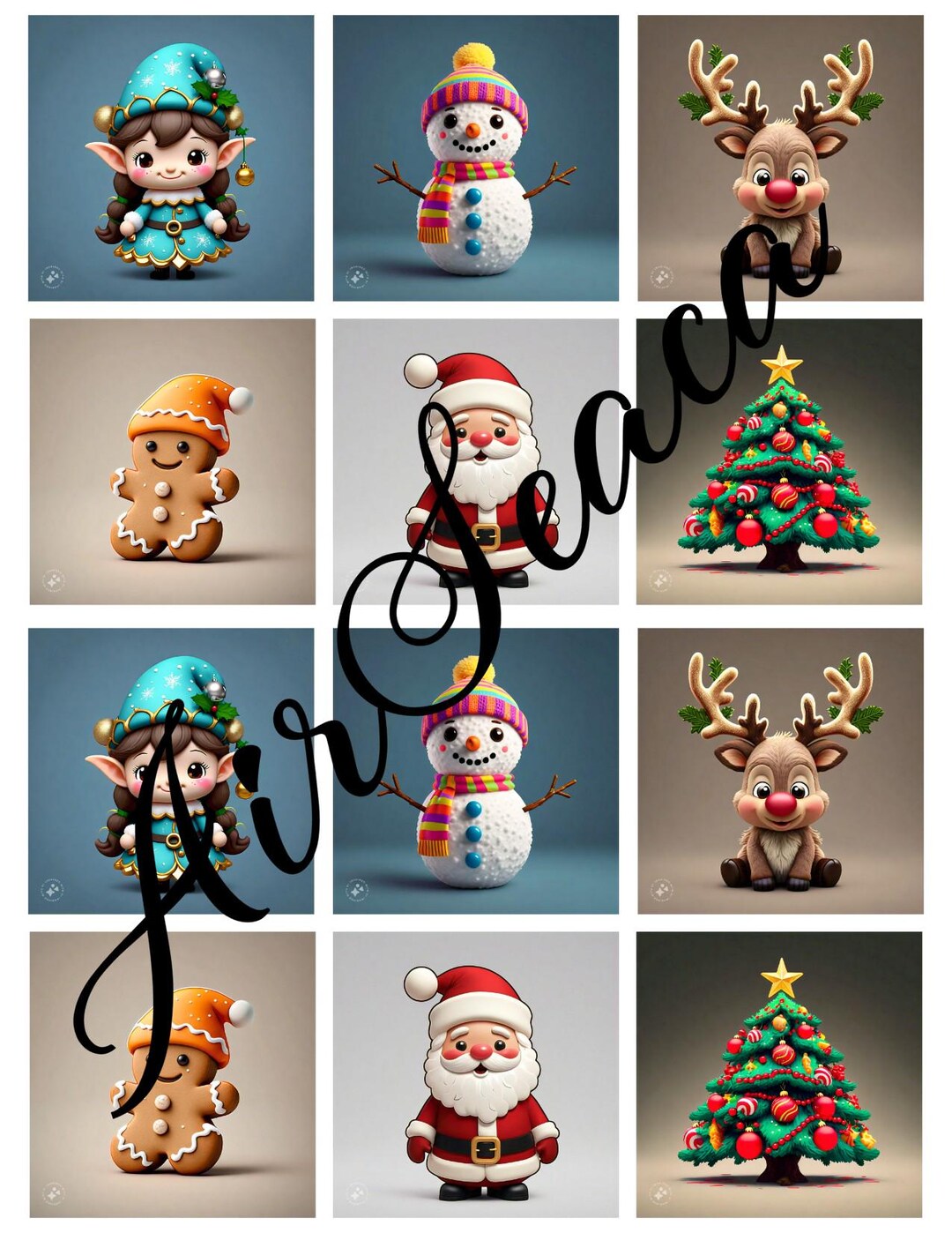 Christmas Memory Game for Kids Fun Printable Matching Cards Digital ...