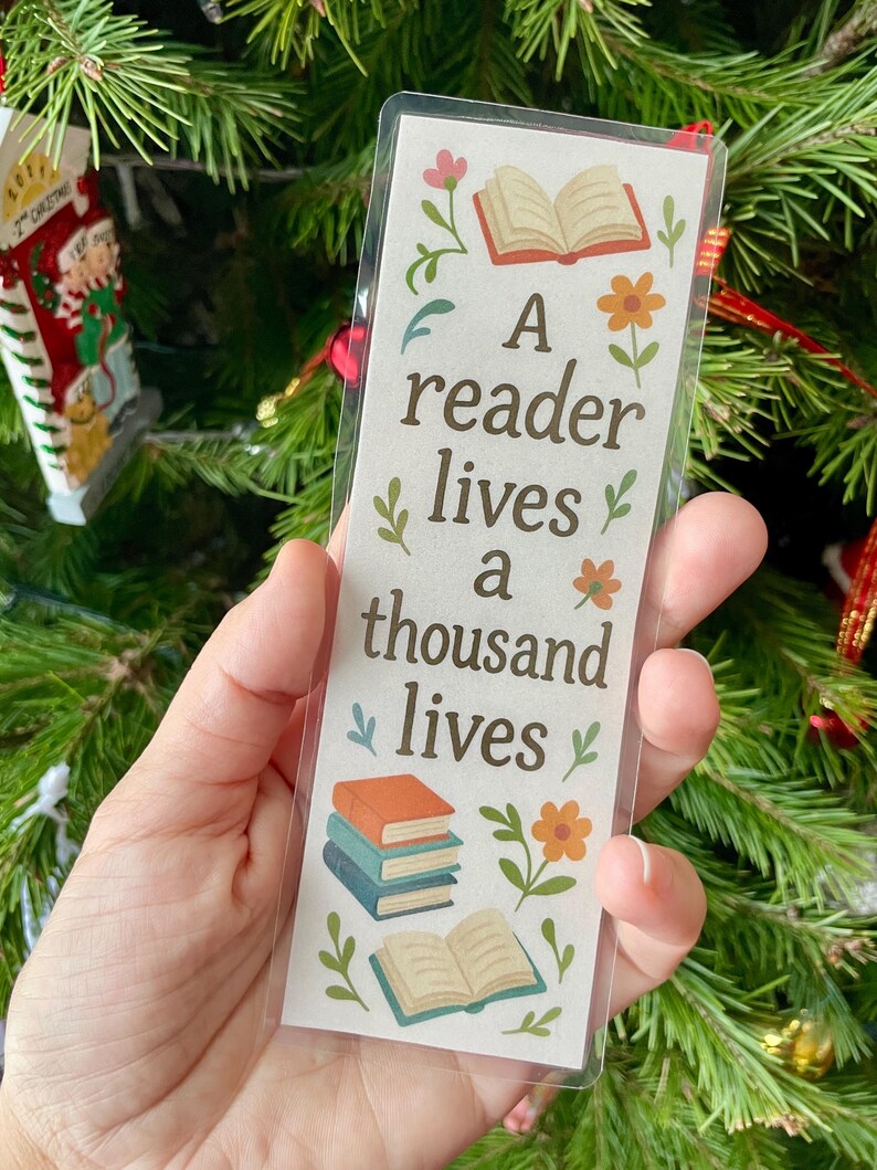 Laminated Reading Quote Bookmark, Book Lover Gift - Etsy