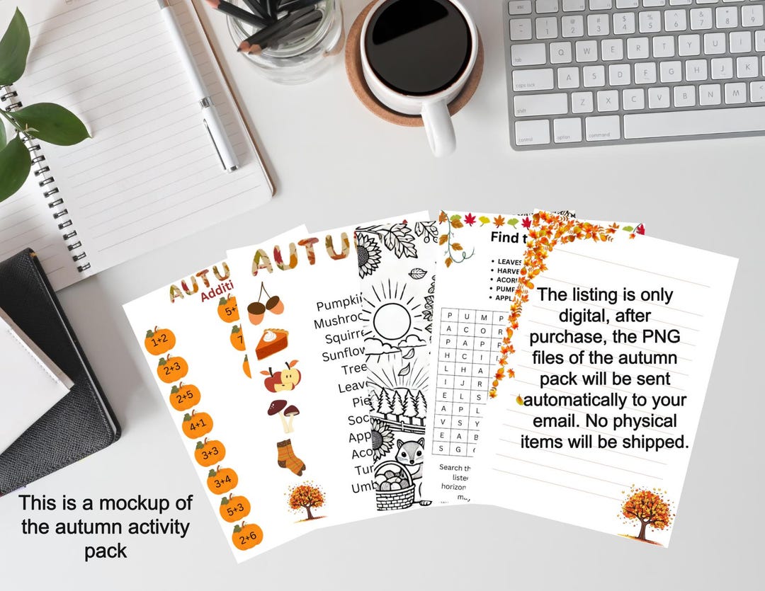 Printable Autumn Activity Pack for Kids: Puzzles, Coloring, and ...