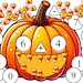 Halloween Pumpkin Math Game, Jack-o-lantern Addition Printable, Candy ...