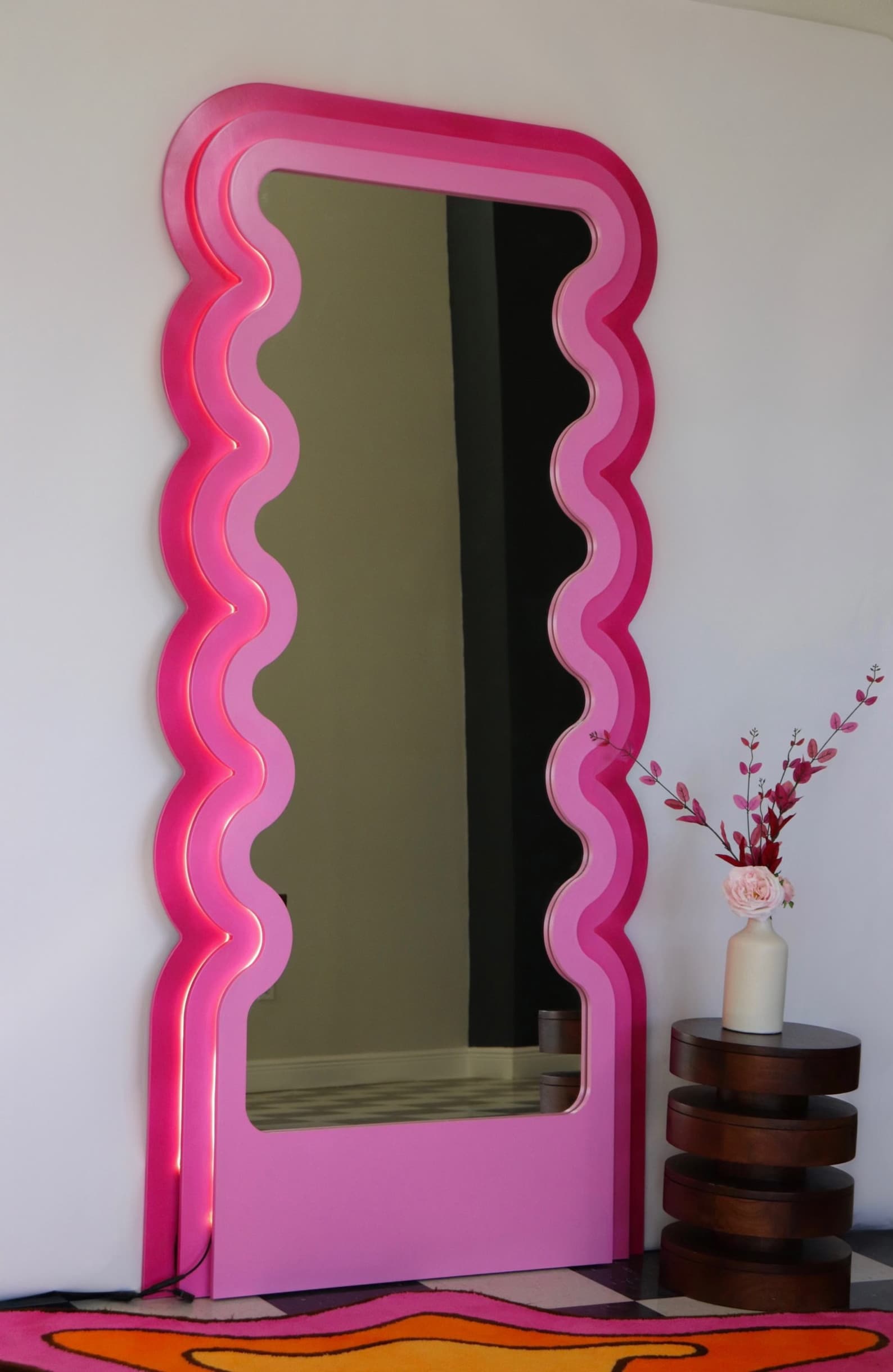 Wavy Mirror Full Length - Etsy