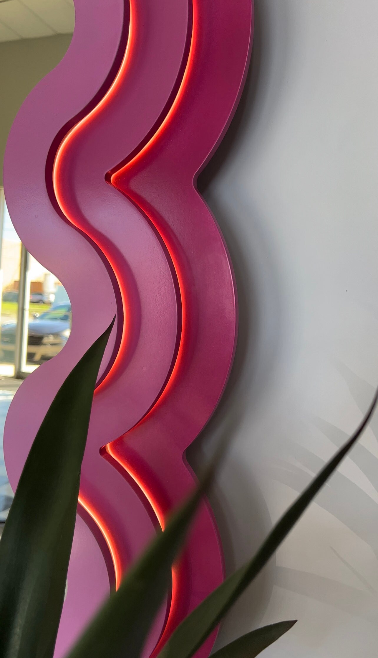 Wavy Mirror Full Length - Etsy