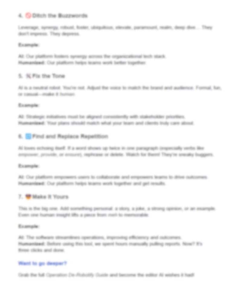 AI Editing Cheat Sheet PDF | Tips for Editors, Writers & Bloggers - Etsy