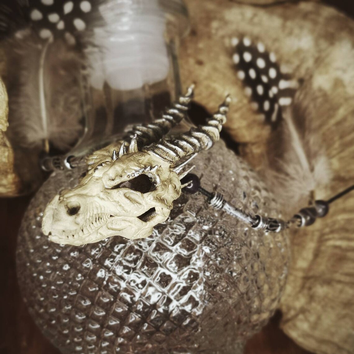 Dragon Skull Made of Resin for Use as a Pendant or Amulet - Etsy