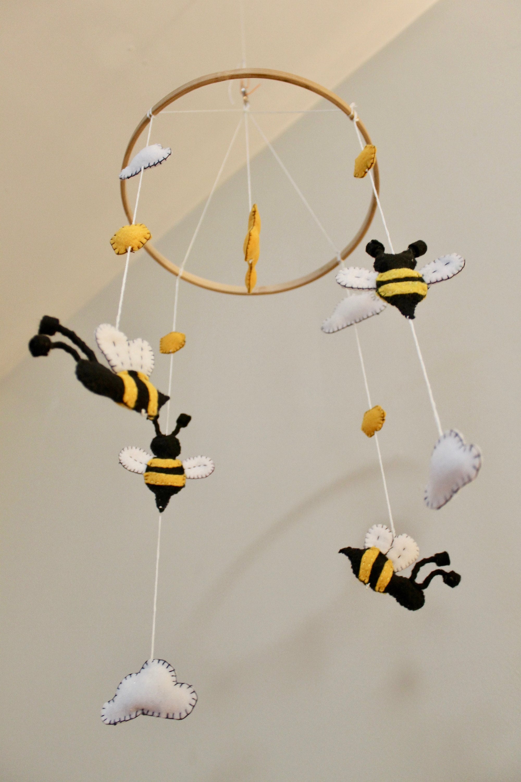 Bumble Bee Baby Mobile - Etsy