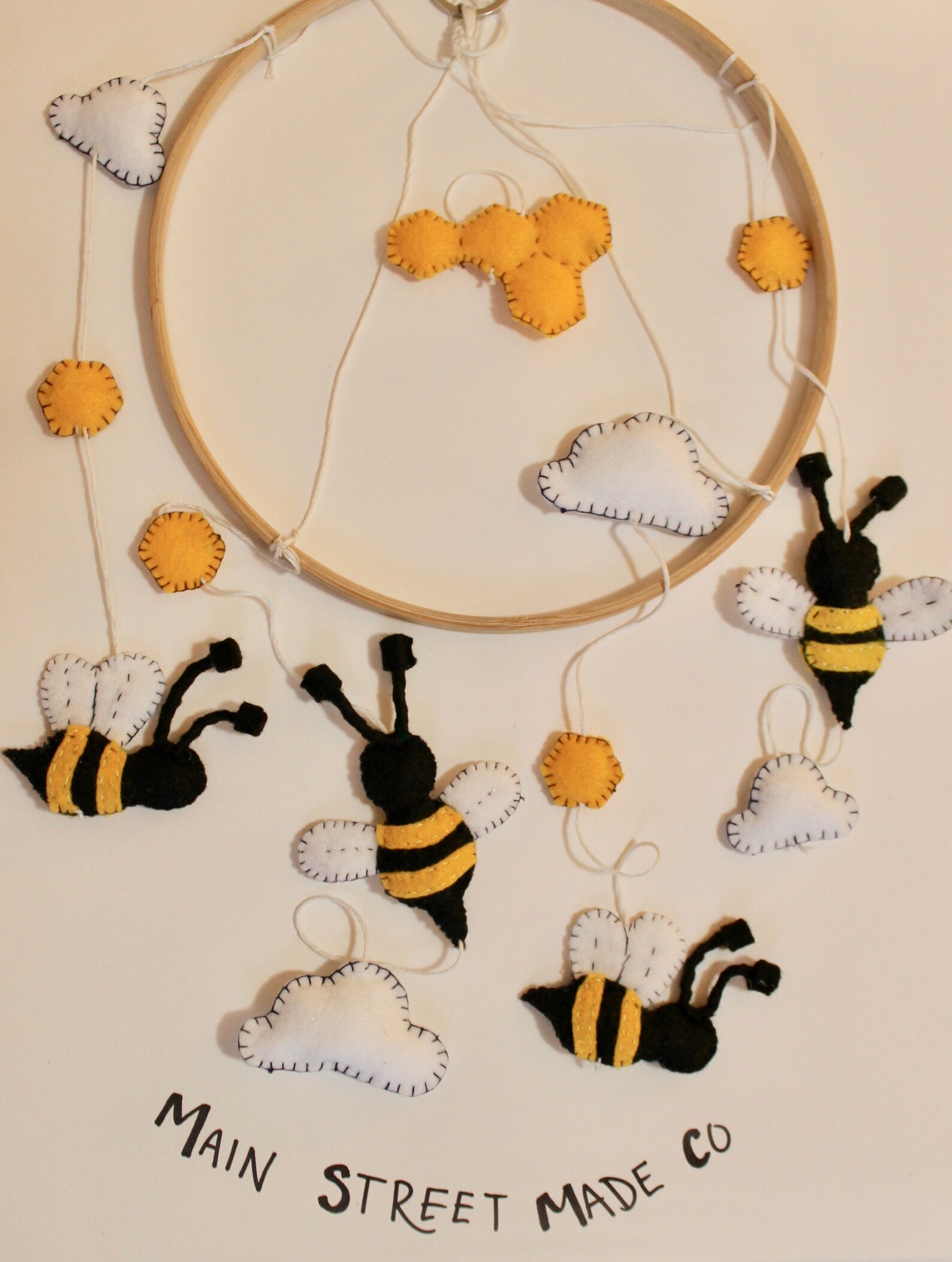 Bumble Bee Baby Mobile - Etsy