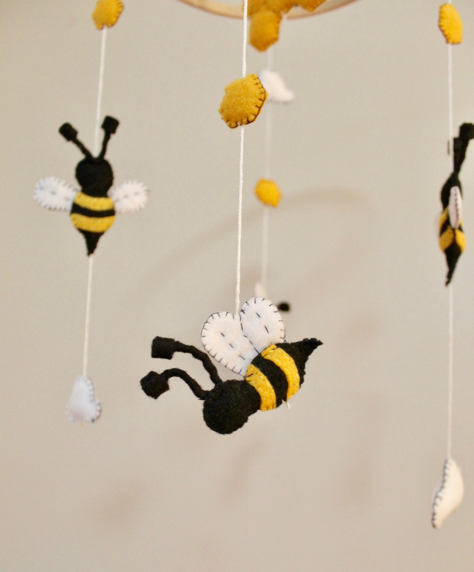Bumble Bee Baby Mobile - Etsy