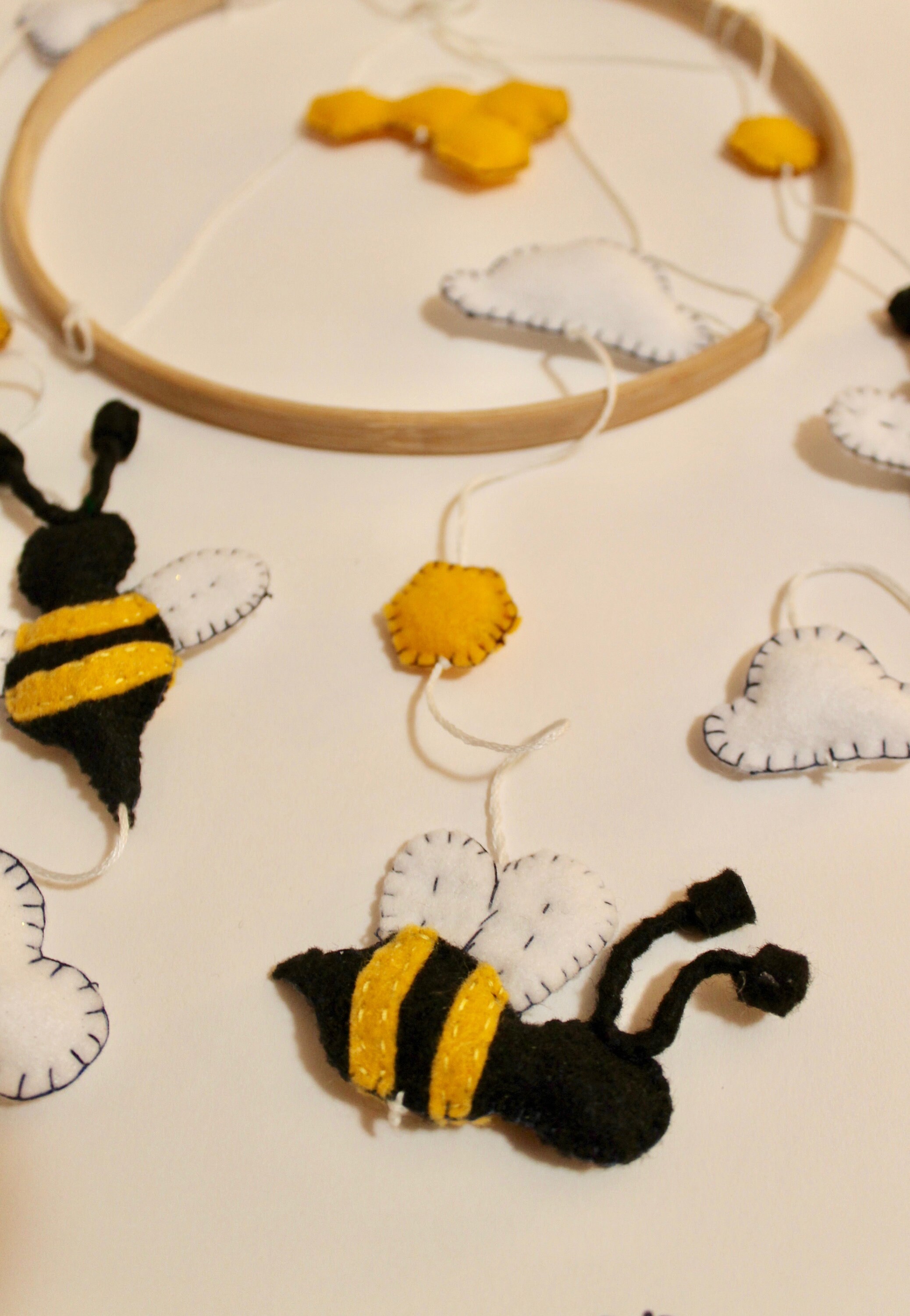 Bumble Bee Baby Mobile - Etsy