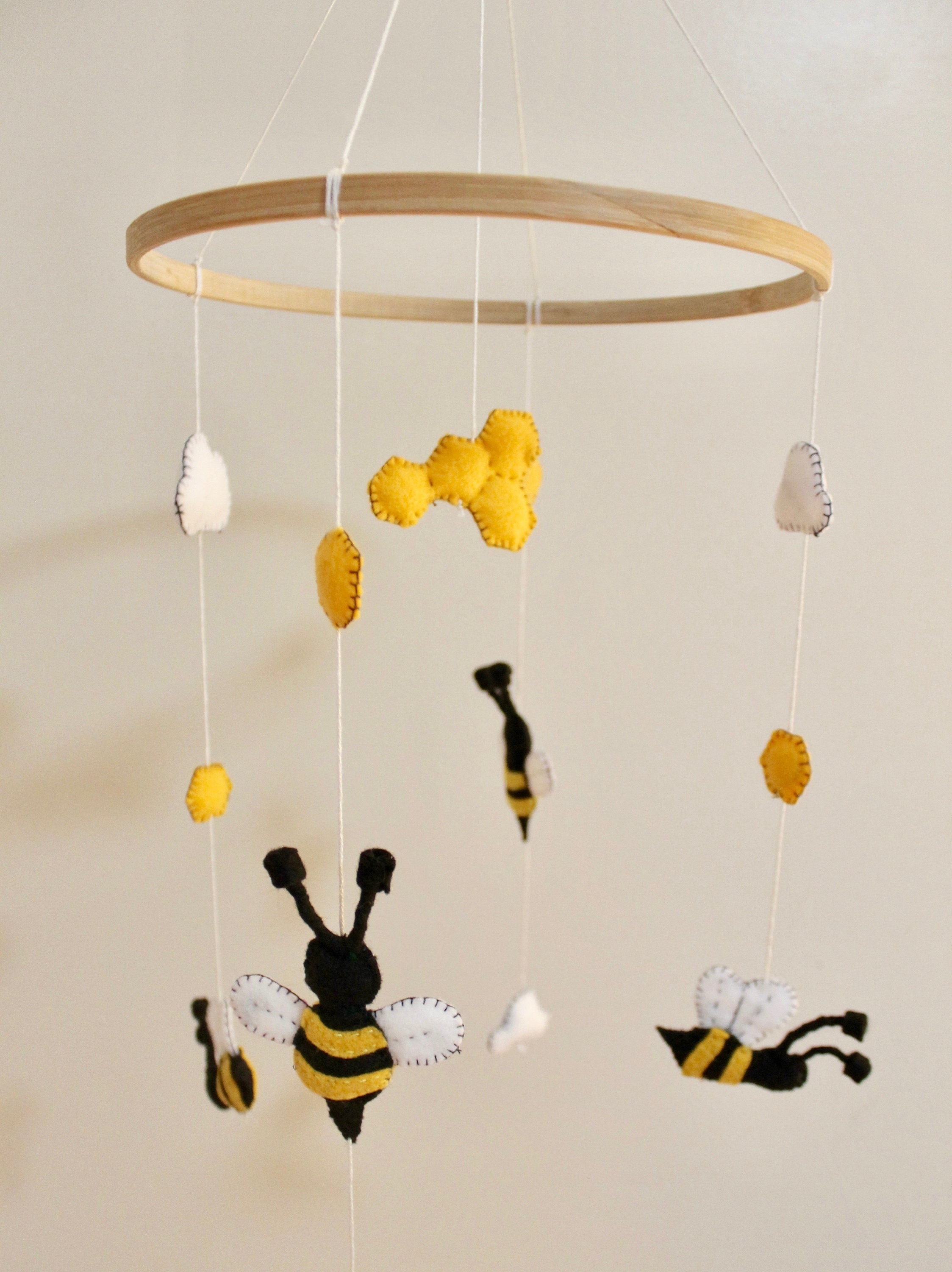 Bumble Bee Baby Mobile - Etsy