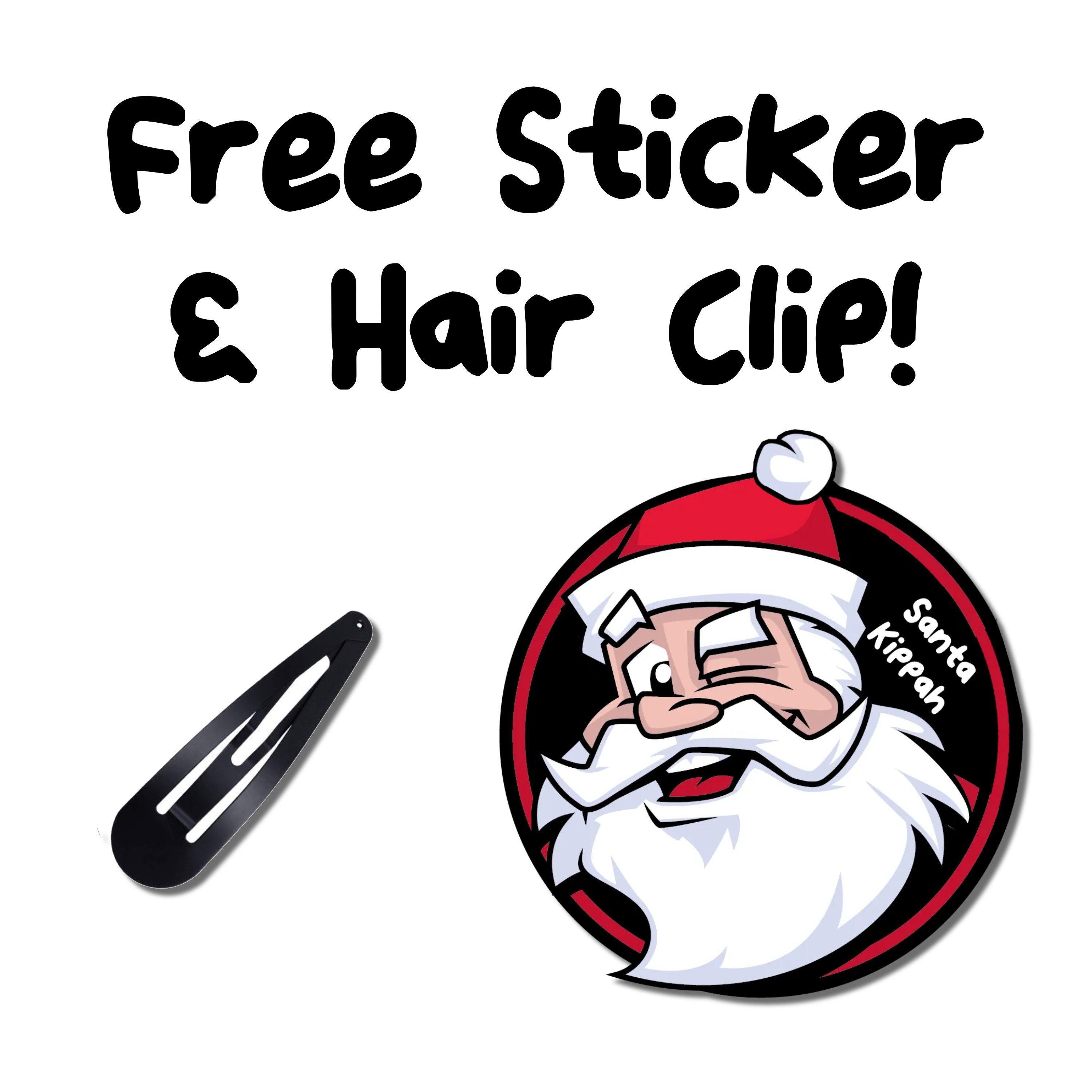 Santa Kippah | the Chrismukkah Inspired Yarmulke, Perfect Christmas and ...
