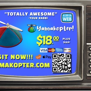 Yamakopter | the Original Novelty Kippah With a Spinning Propeller, the ...