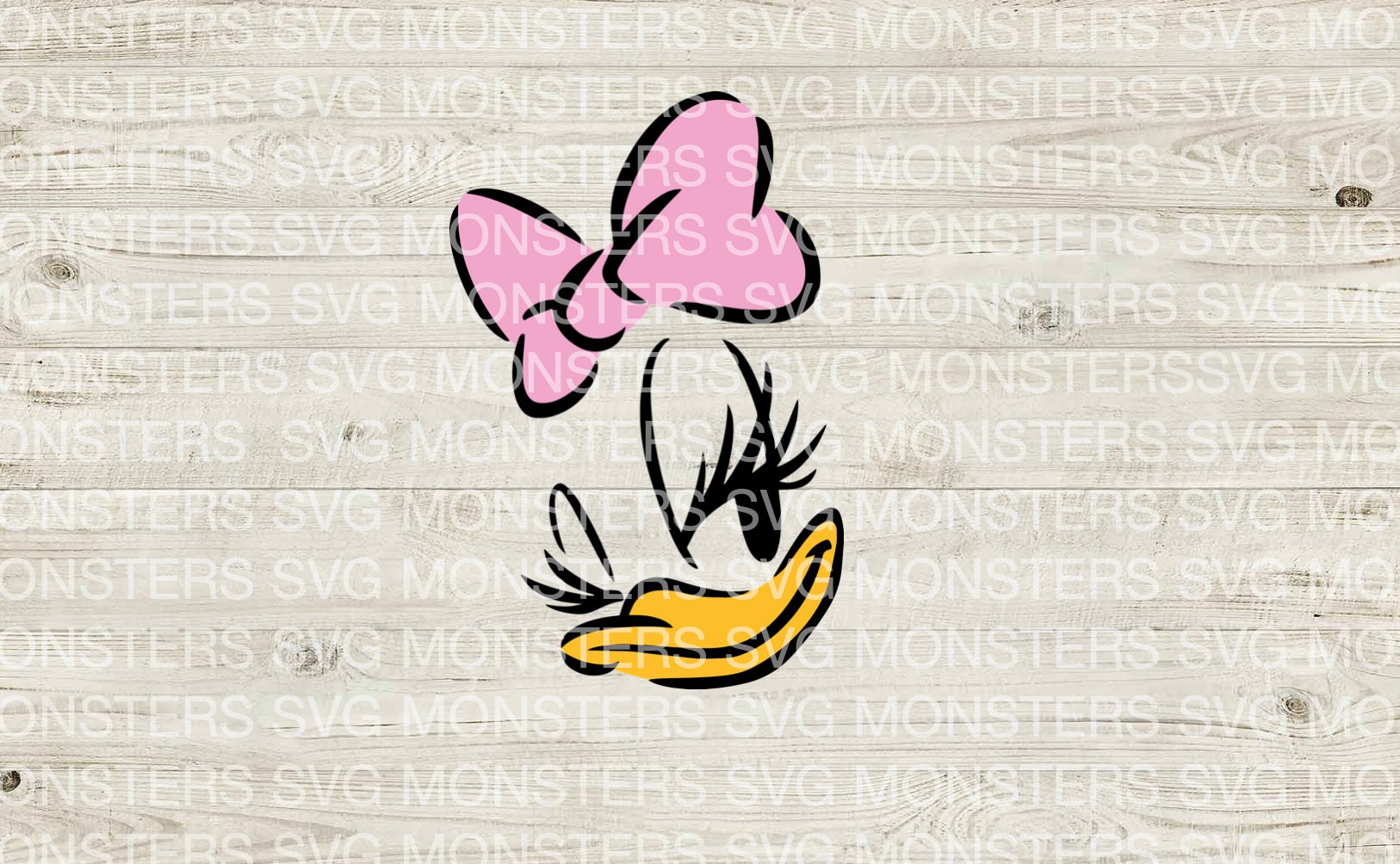 Daisy Duck Outline SVG - Etsy