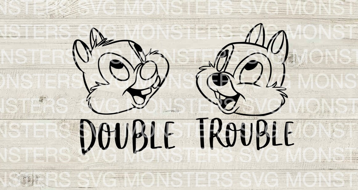 Double Trouble SVG - Etsy