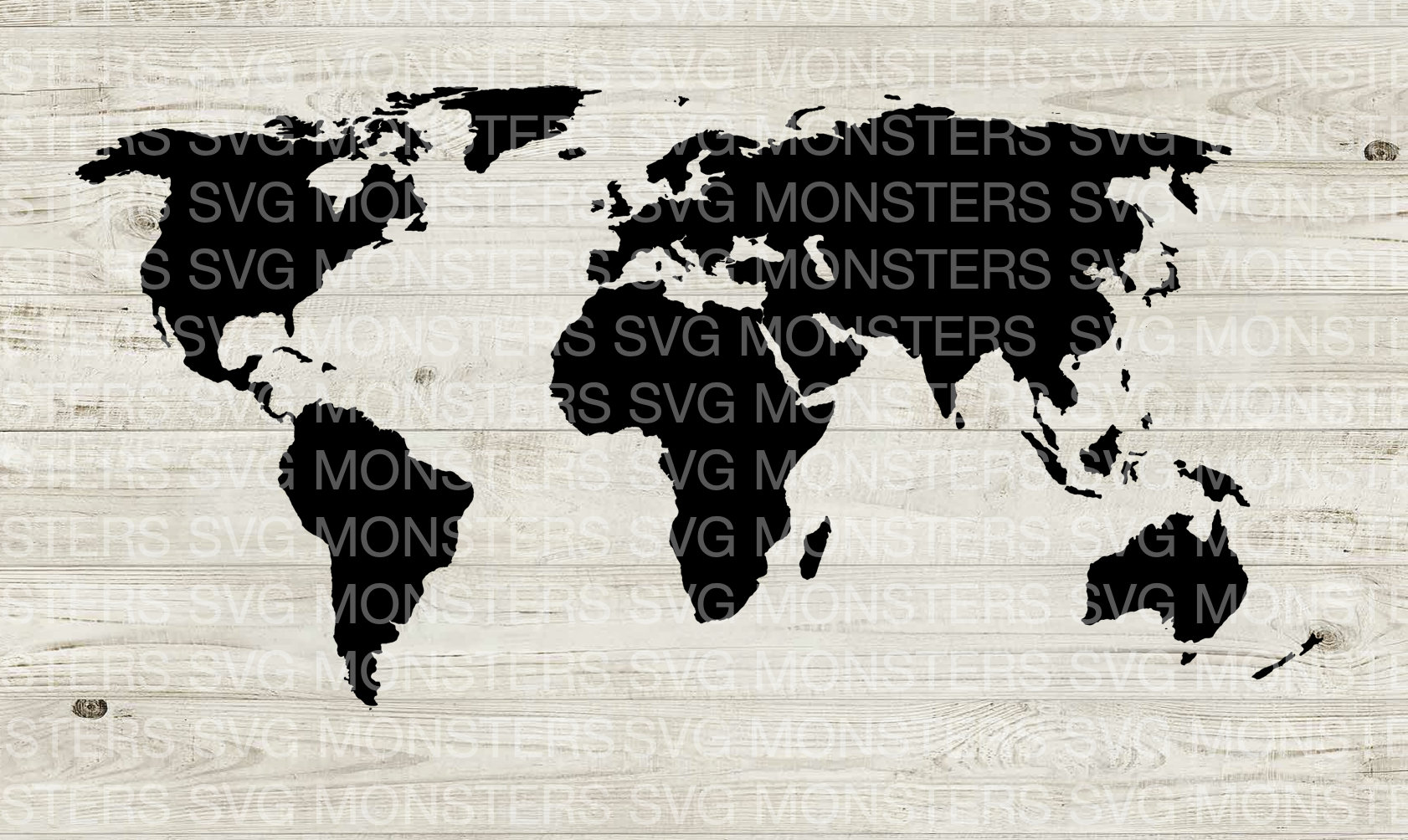 World Map SVG - Etsy