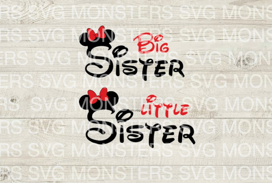 Big Sister Little Sister SVG - Etsy