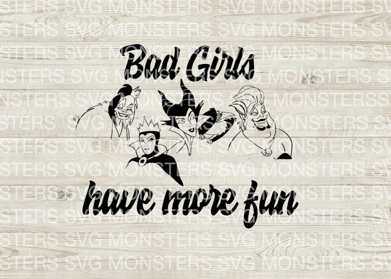 Bad Girls Have More Fun Comic SVG - Etsy