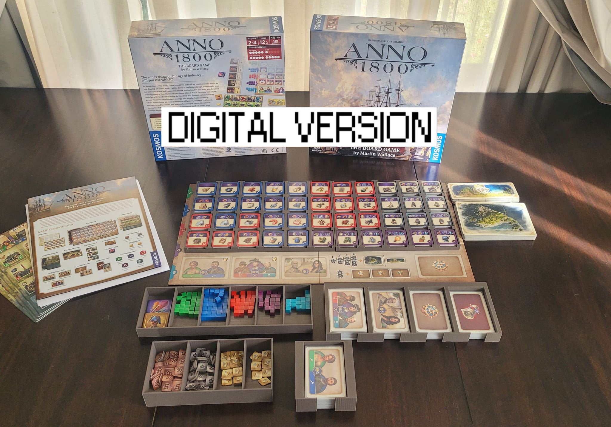 Anno 1800 Board Game Organizer Insert digital STL 3D Files Only - Etsy