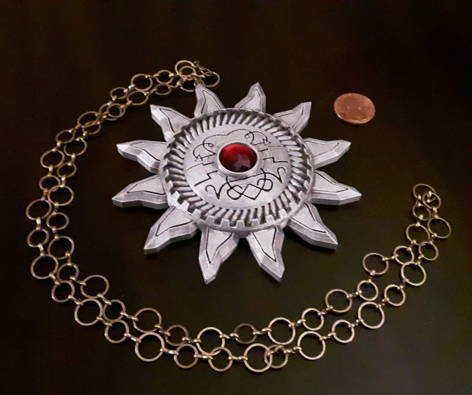 Holy Symbol of Ravenkind Amulet Prepainted Curse of Strahd Ravenloft D ...