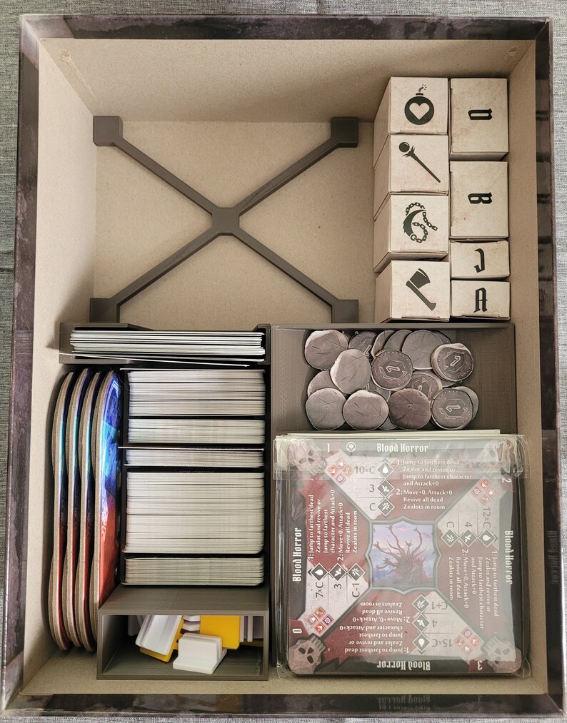 Gloomhaven Jaws of the Lion Insert Organizer (digital STL 3D Files Only ...