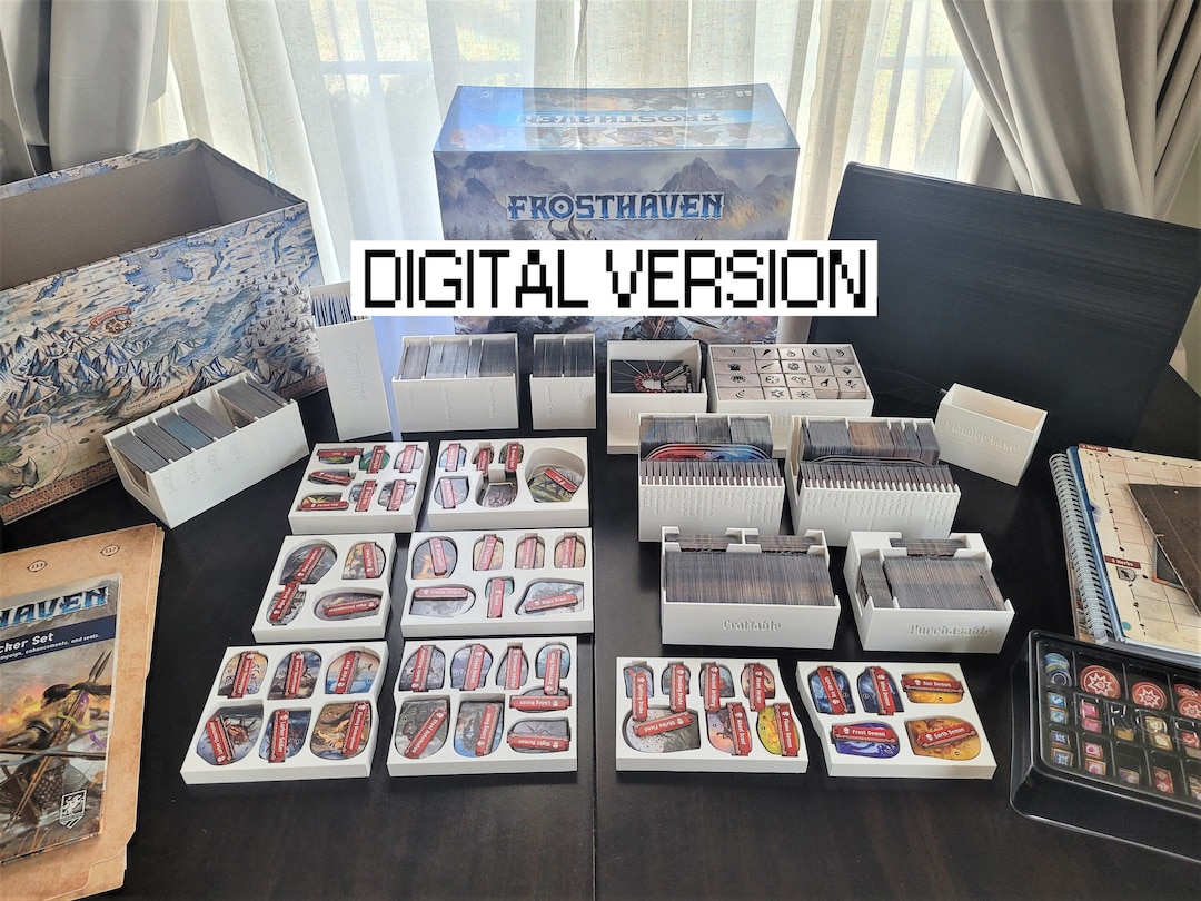 Frosthaven Insert Organizer (digital STL 3D Files Only) - Etsy