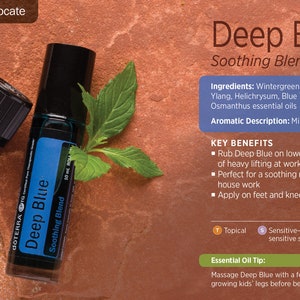 Doterra Essential Deep Blue Oil - Etsy