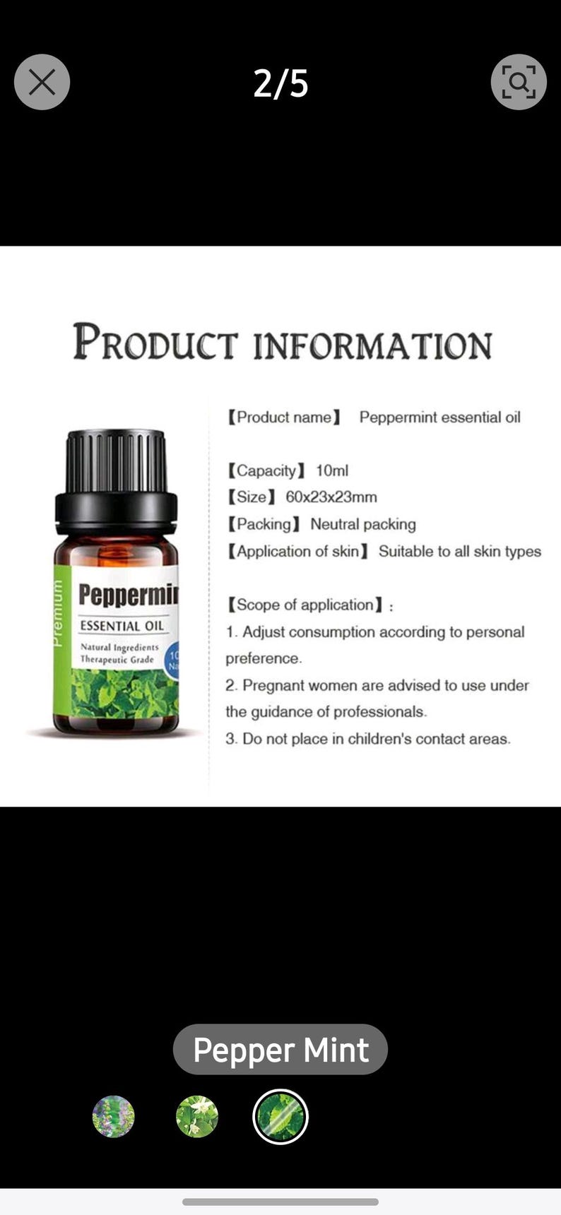 Peppermint Essential Oil - Etsy