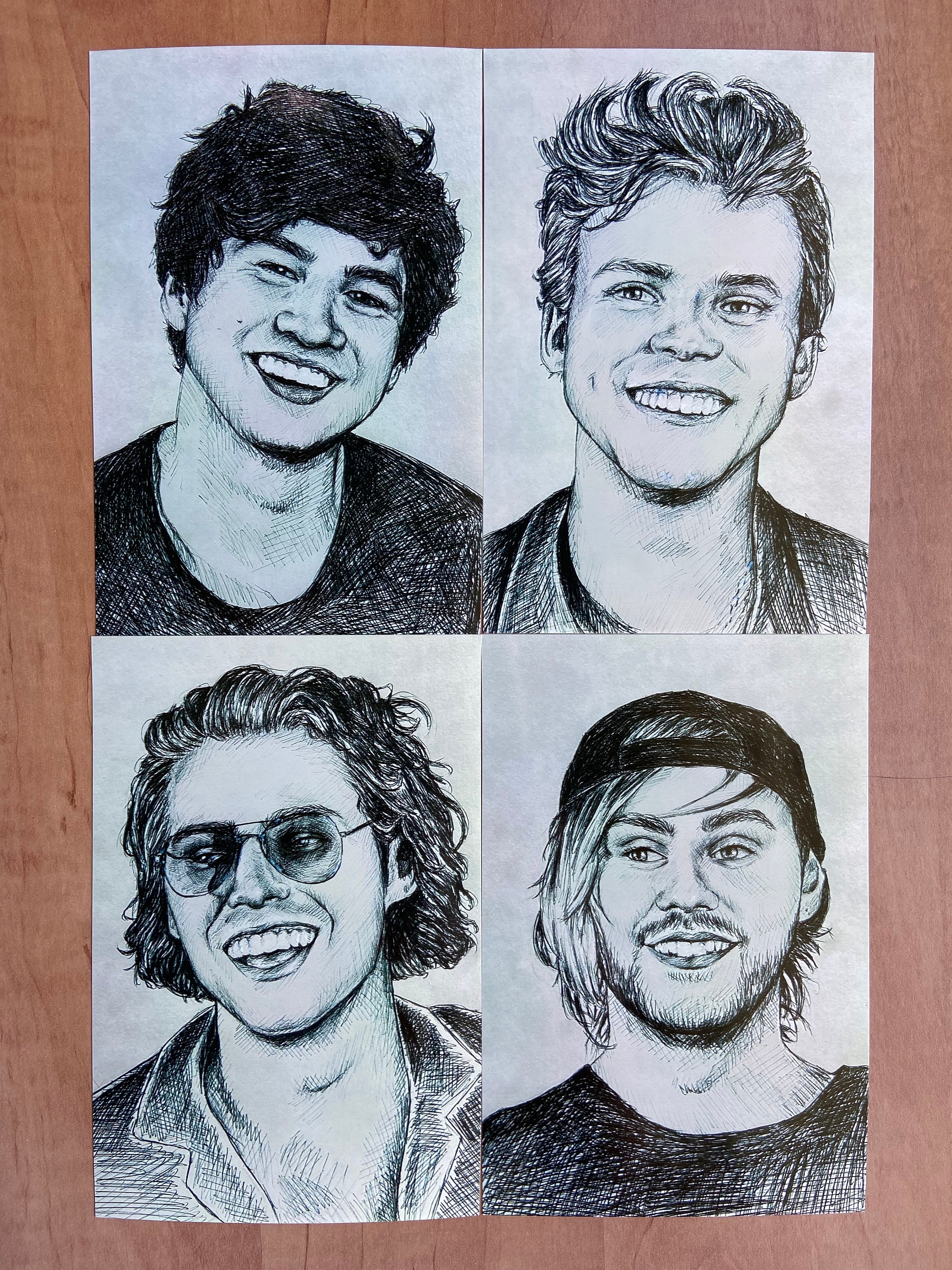 5sos Drawing